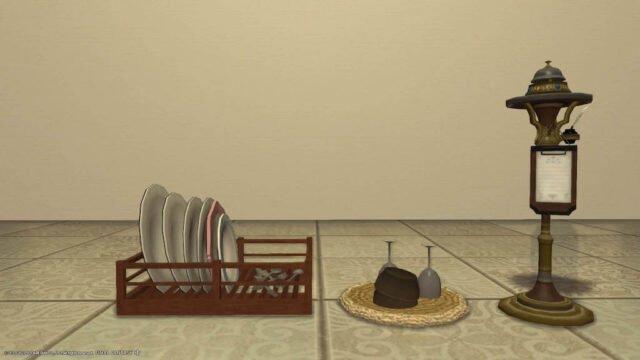 「ディッシュラック」の詳細紹介｜FF14ハウジング家具データベース|HOUSING COLLECTION