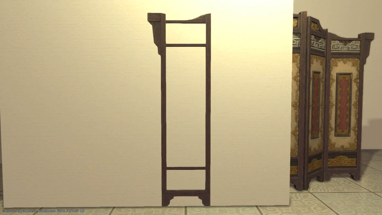 「ドマ風衝立 -Doman Partition-」の詳細紹介｜FF14ハウジング家具データベース|HOUSING COLLECTION