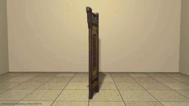 「ドマ風衝立 -Doman Partition-」の詳細紹介｜FF14ハウジング家具データベース|HOUSING COLLECTION