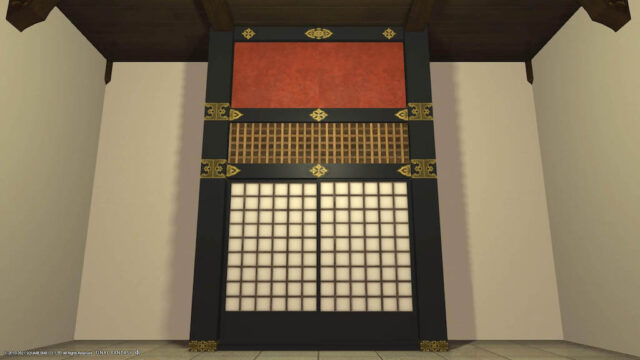 「障子衝立 -Paper Partition-」の詳細紹介｜FF14ハウジング家具データベース|HOUSING COLLECTION
