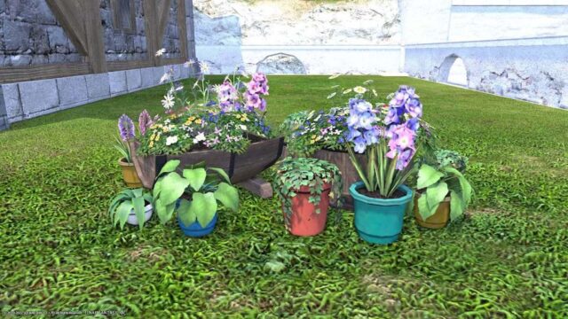 「プランターセット -Planter Set-」の詳細紹介｜FF14ハウジング家具データベース|HOUSING COLLECTION