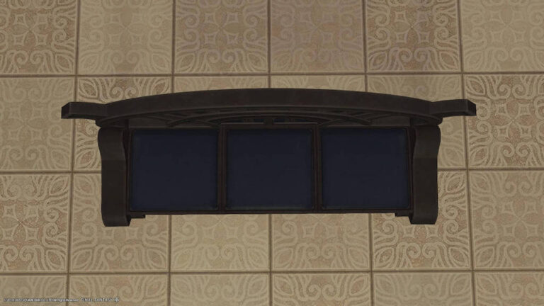 「クリスタリウムベンチ -Crystarium Bench-」の詳細紹介｜FF14ハウジング家具データベース|HOUSING COLLECTION