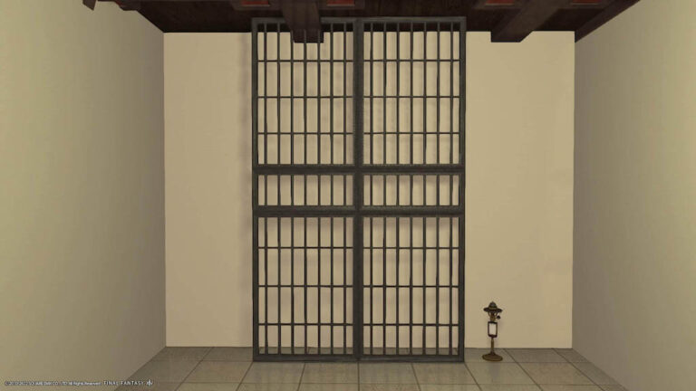 「プリズンパーティション -Gaol Partition-」の詳細紹介｜FF14ハウジング家具データベース|HOUSING COLLECTION