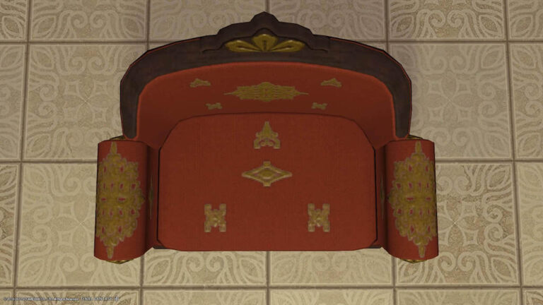 「白銀椅子 -Hingan Chair-」の詳細紹介｜FF14ハウジング家具データベース|HOUSING COLLECTION