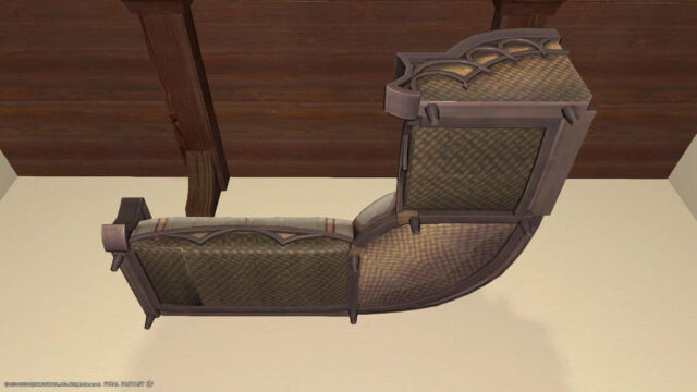 「サザンカウチ -South Seas Couch-」の詳細紹介｜FF14ハウジング家具データベース|HOUSING COLLECTION