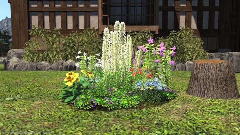 「カラフルフラワーパッチ -Colorful Flower Patch-」の詳細紹介｜FF14ハウジング家具データベース|HOUSING COLLECTION