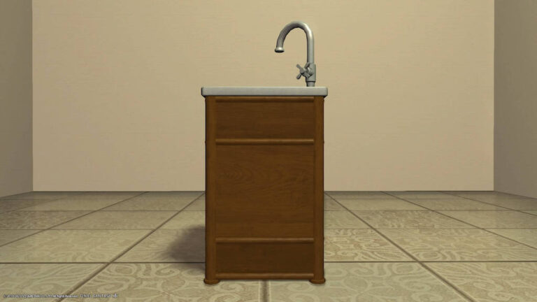 「シンプルシンク -Simple Sink-」の詳細紹介｜FF14ハウジング家具データベース|HOUSING COLLECTION