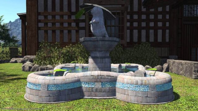 「家庭用ウソウソの泉 -Smaller Water Otter Fountain-」の詳細紹介｜FF14ハウジング家具データベース ...