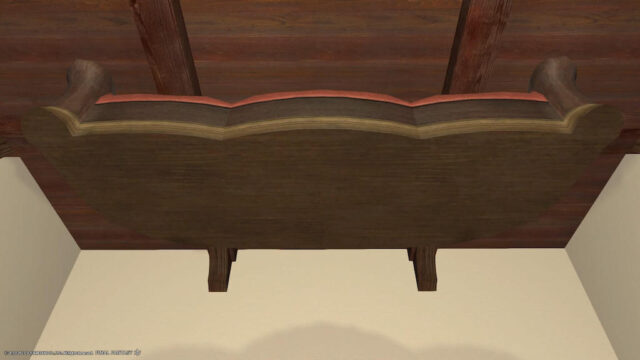 「御用邸の長椅子 -Manor Couch-」の詳細紹介｜FF14ハウジング家具データベース|HOUSING COLLECTION