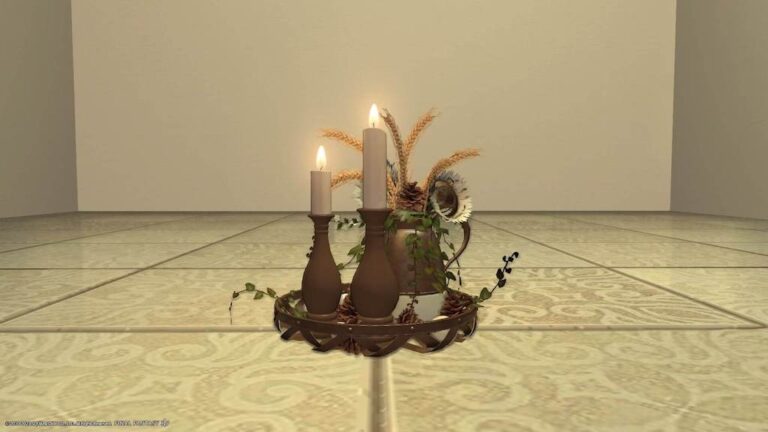 「ボタニカル・キャンドルバスケット -Botanical Candle Display-」の詳細紹介｜FF14ハウジング家具データベース ...