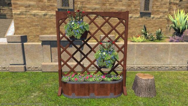 「ラティスプランター -Lattice Planter-」の詳細紹介｜FF14ハウジング家具データベース|HOUSING COLLECTION
