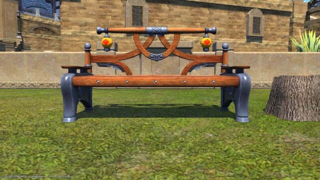 「ウソウソベンチ -Odder Otter Bench-」の詳細紹介｜FF14ハウジング家具データベース|HOUSING COLLECTION