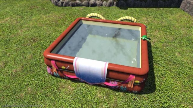 「ポータブルプール -Portable Pool-」の詳細紹介｜FF14ハウジング家具データベース|HOUSING COLLECTION