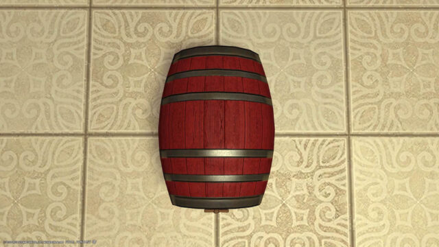「サーヴィングバレル -Serving Barrel-」の詳細紹介｜FF14ハウジング家具データベース|HOUSING COLLECTION