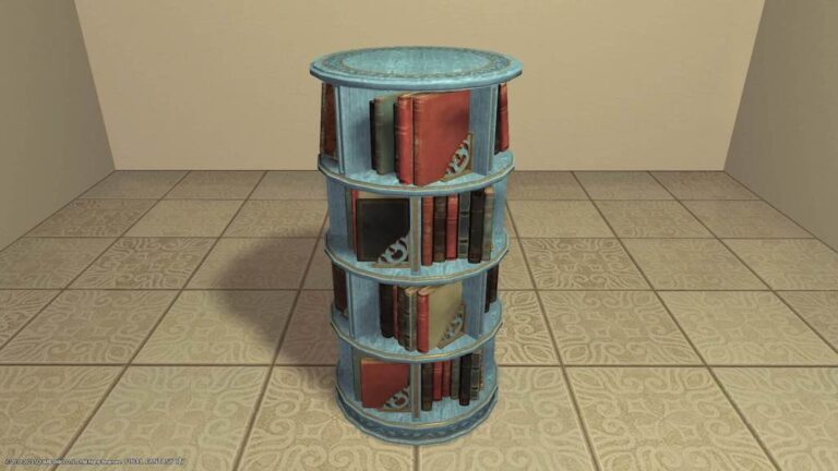 「ハーフピラー・ブックシェルフ -Short Pillar Bookshelf-」の詳細紹介｜FF14ハウジング家具データベース ...