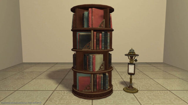 「ハーフピラー・ブックシェルフ -Short Pillar Bookshelf-」の詳細紹介｜FF14ハウジング家具データベース ...