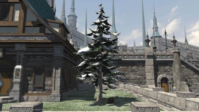 「スノウダステッドツリー -Snow-dusted Tree-」の詳細紹介｜FF14ハウジング家具データベース|HOUSING COLLECTION