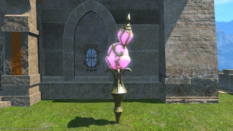 「シルフランプポスト -Sylphic Lamppost-」の詳細紹介｜FF14ハウジング家具データベース|HOUSING COLLECTION