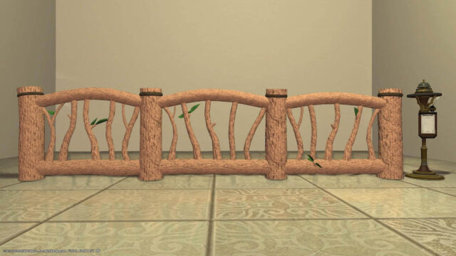 「ナチュラルログ・ハーフパーティション -Raw Log Half Partition-」の詳細紹介｜FF14ハウジング家具データベース ...