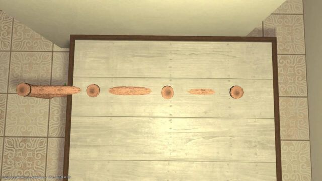 「ナチュラルログ・ハーフパーティション -Raw Log Half Partition-」の詳細紹介｜FF14ハウジング家具データベース ...