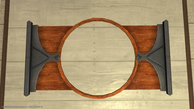 「ウソウソダイニングテーブル -Odder Otter Dining Table-」の詳細紹介｜FF14ハウジング家具データベース|HOUSING COLLECTION