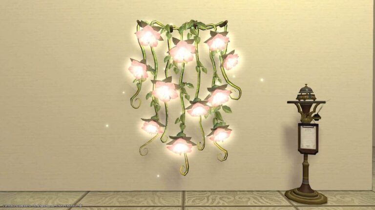 「フェアリー・ペンダントウォールライト -Faerie Pendant Wall Light-」の詳細紹介｜FF14ハウジング家具データベース ...