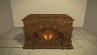 「ロンカ・ファイアプレイス -Ronkan Fireplace-」の詳細紹介｜FF14ハウジング家具データベース|HOUSING COLLECTION