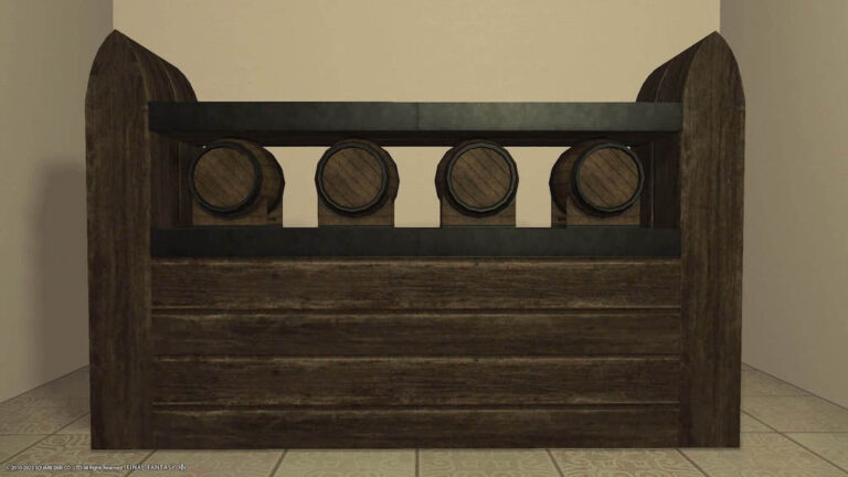 「カスクラック -Cask Rack-」の詳細紹介｜FF14ハウジング家具データベース|HOUSING COLLECTION