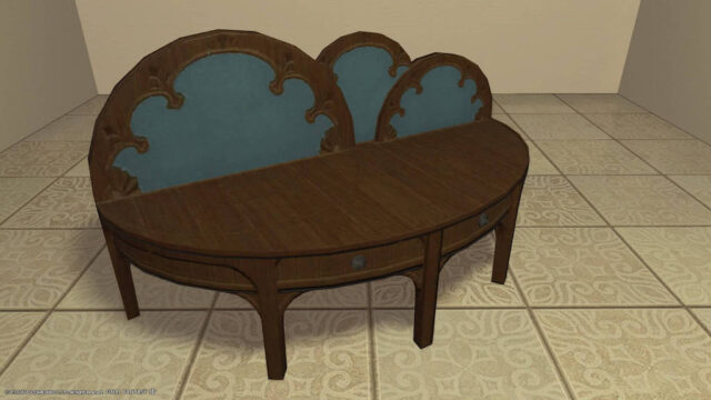 「御用邸の卓子 -Manor Table-」の詳細紹介｜FF14ハウジング家具データベース|HOUSING COLLECTION